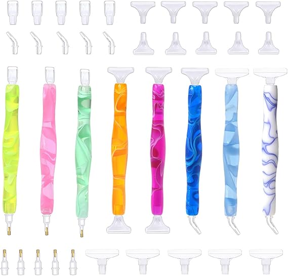 Amazon.com: 8PC Diamond Painting Pen,Diamond Art Pen,5D Diamond ...