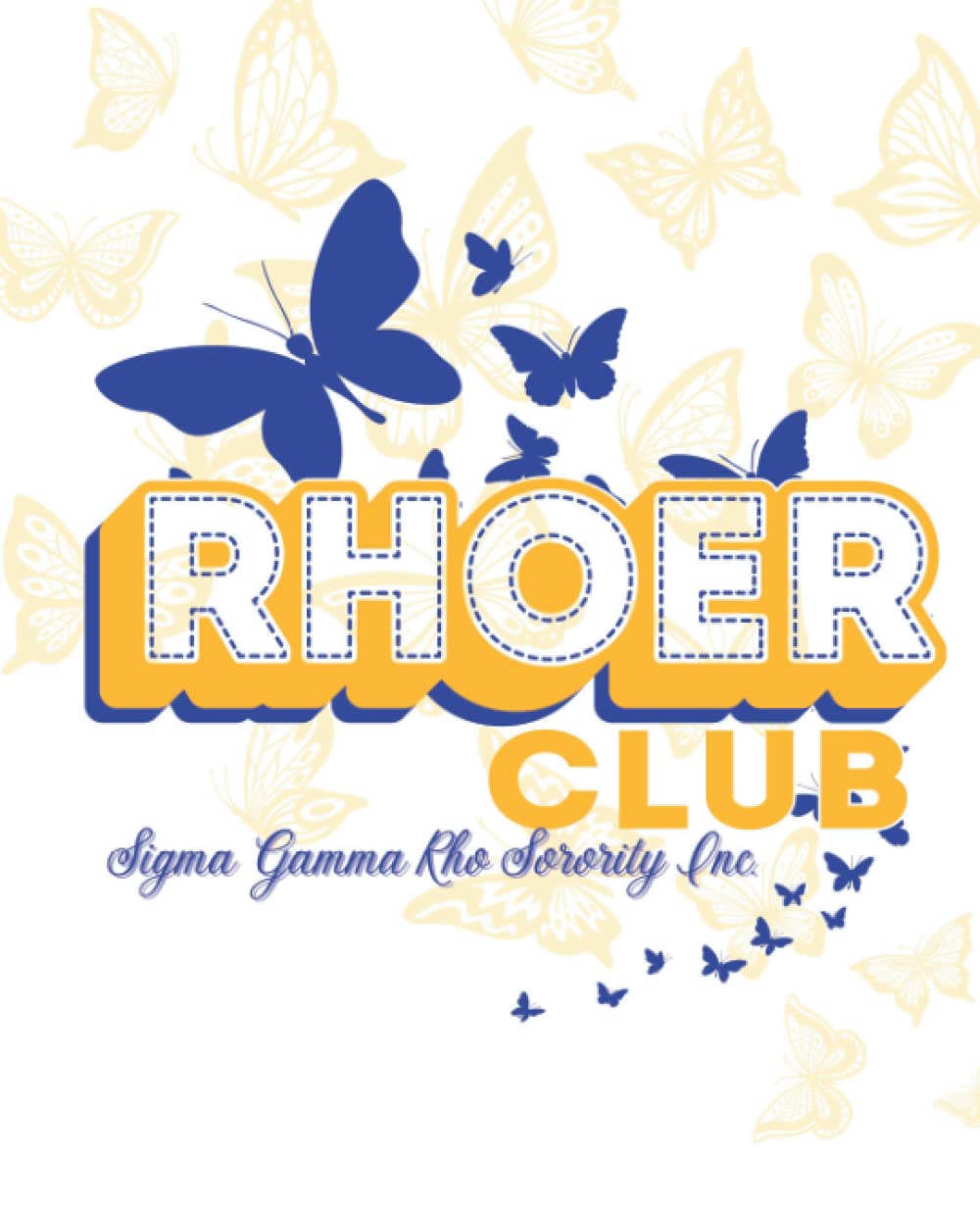 Sigma Rhoer Composition Notebook: Royal Blue and Gold | Gamma Rho ...
