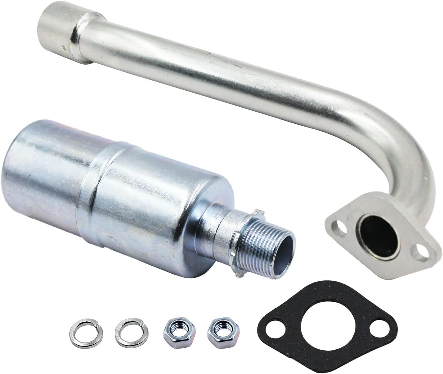 Amazon.com: LOSTAR 1 x Center Rear Exhaust With Muffler Compatible with Predator 212cc Honda ...