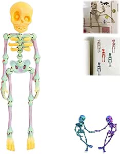 Amazon.com: Posable Skeleton Fridge Magnet - 3D Printed Funny Goth ...