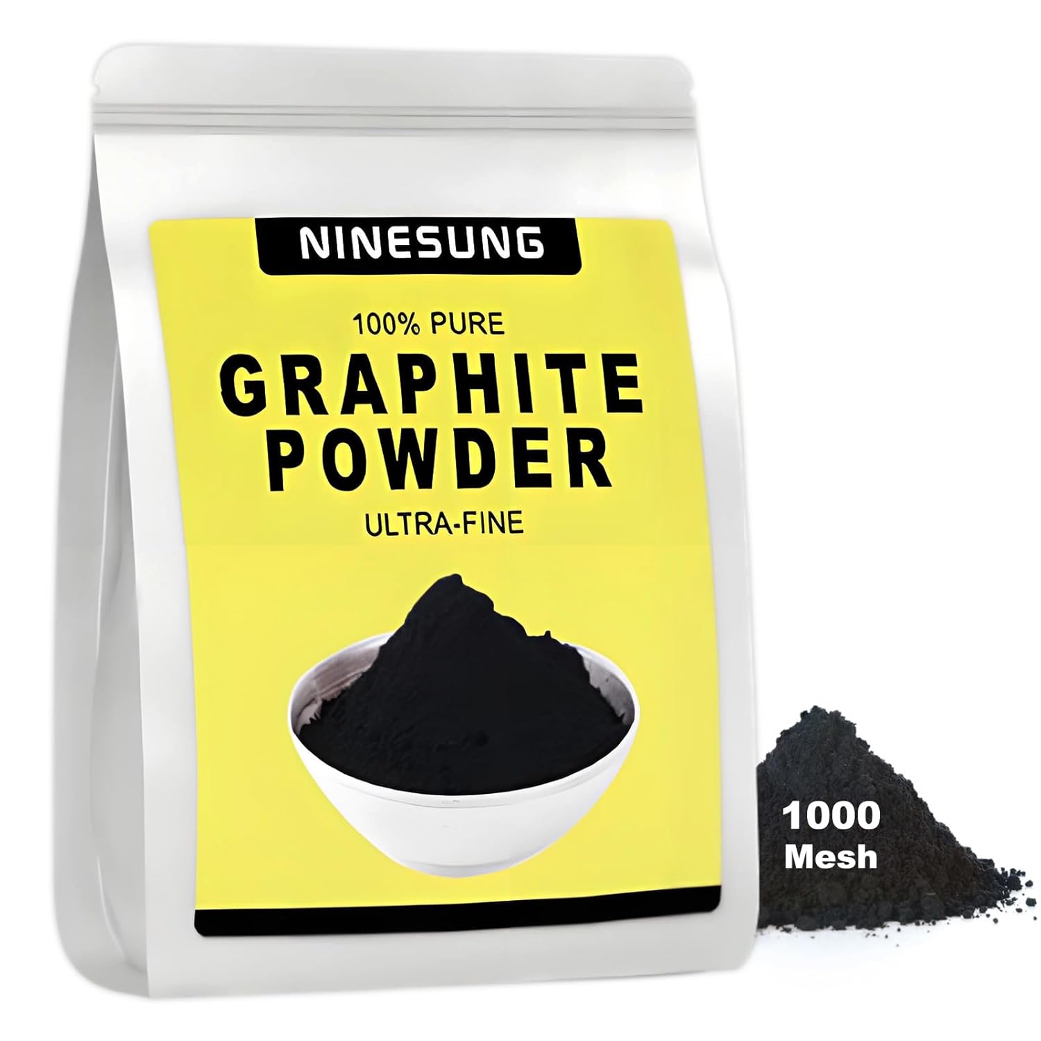 Amazon.com: Ninesung Pure Graphite Powder | 2 LB - 1000 Grit Superultra ...