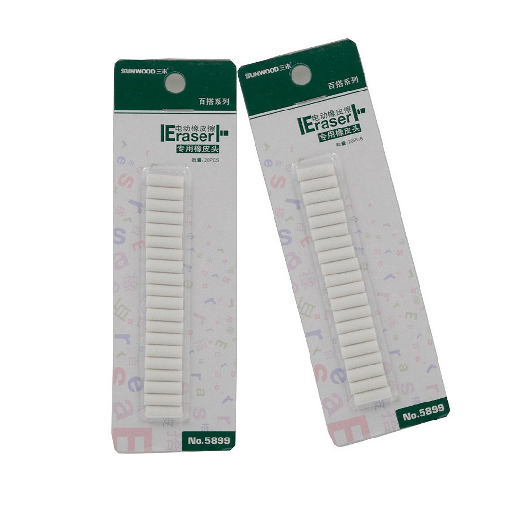 Amazon.com : Sipliv Replacement Rubber Electric Eraser Refill Pack Suit ...