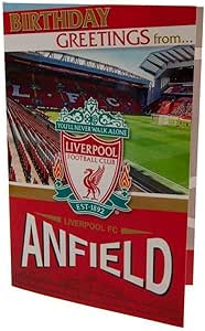 Liverpool F.C. Happy Birthday Card Liverpool FC, Liverpool Football ...