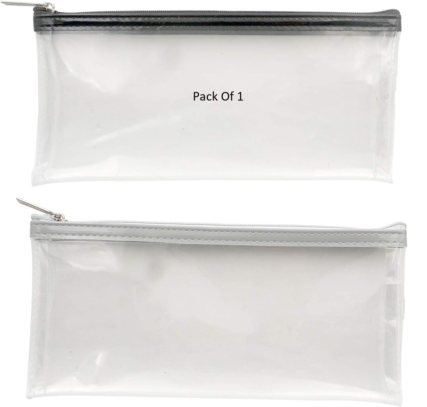 Shining Zon Transparent Pencil Pouch for Girls & Boys, Clear Stationary ...