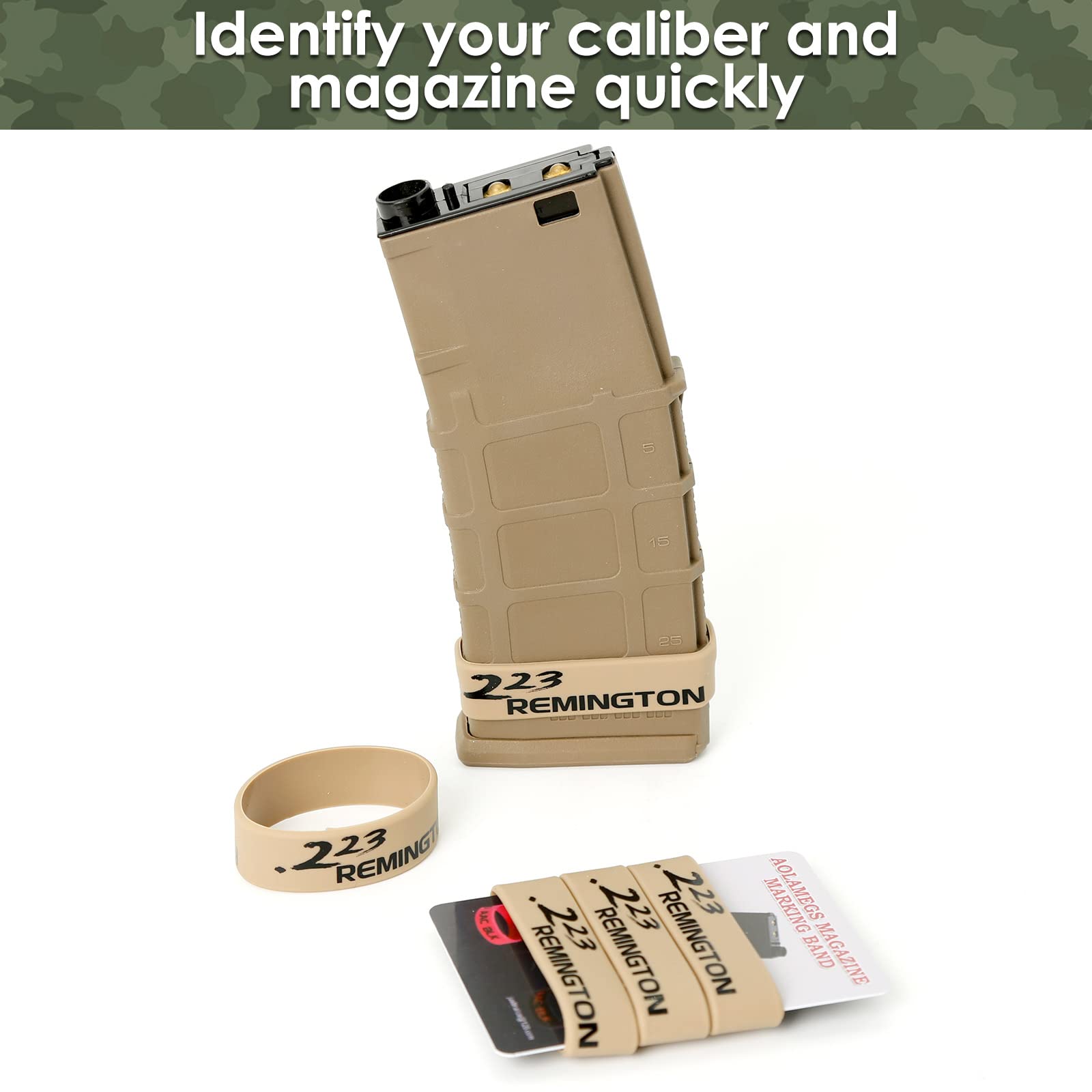 Snapklik.com : Aolamegs 5 Pack .223 Remington Magazine Bands, Durable ...