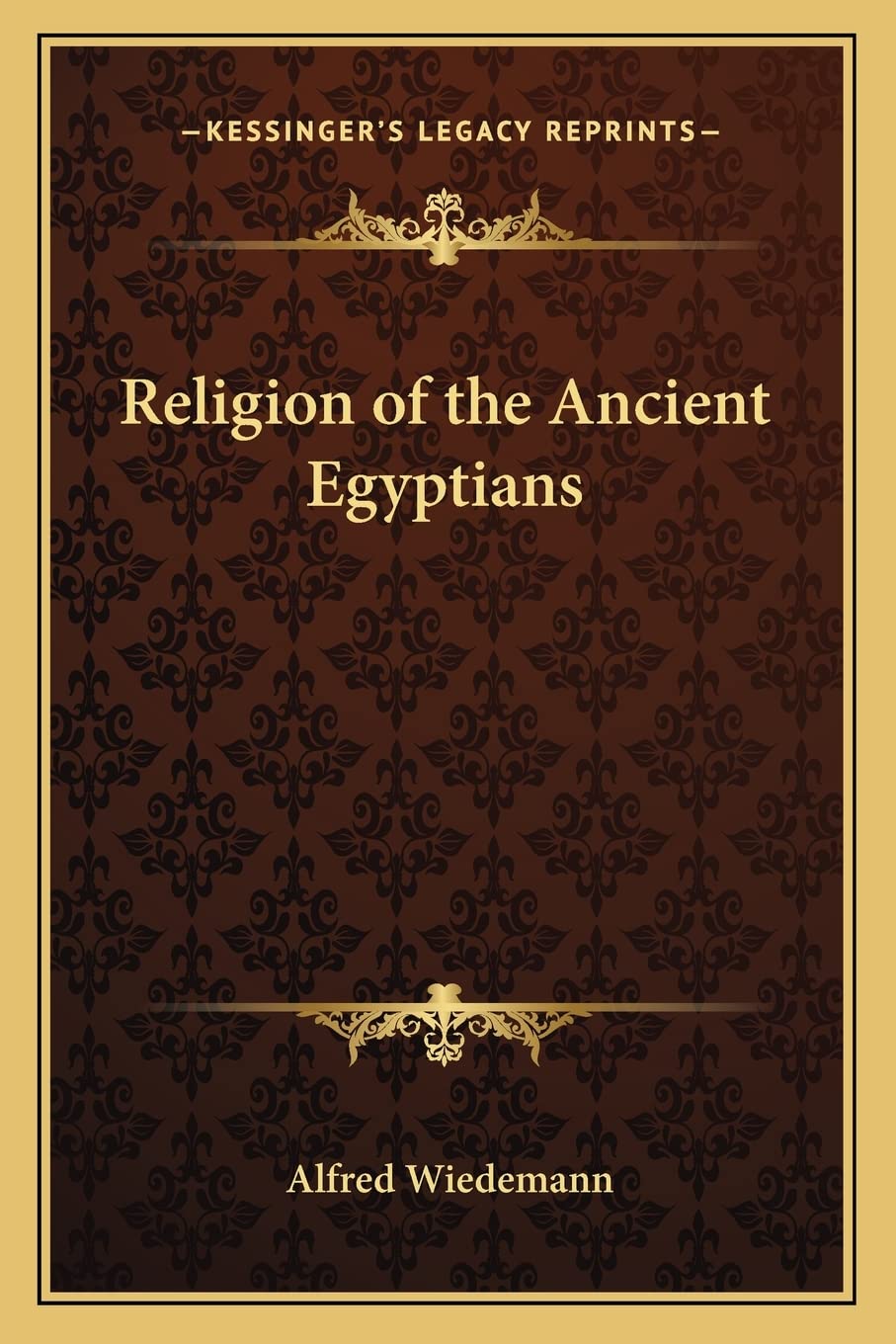 Amazon | Religion of the Ancient Egyptians | Wiedemann, Alfred | Egypt