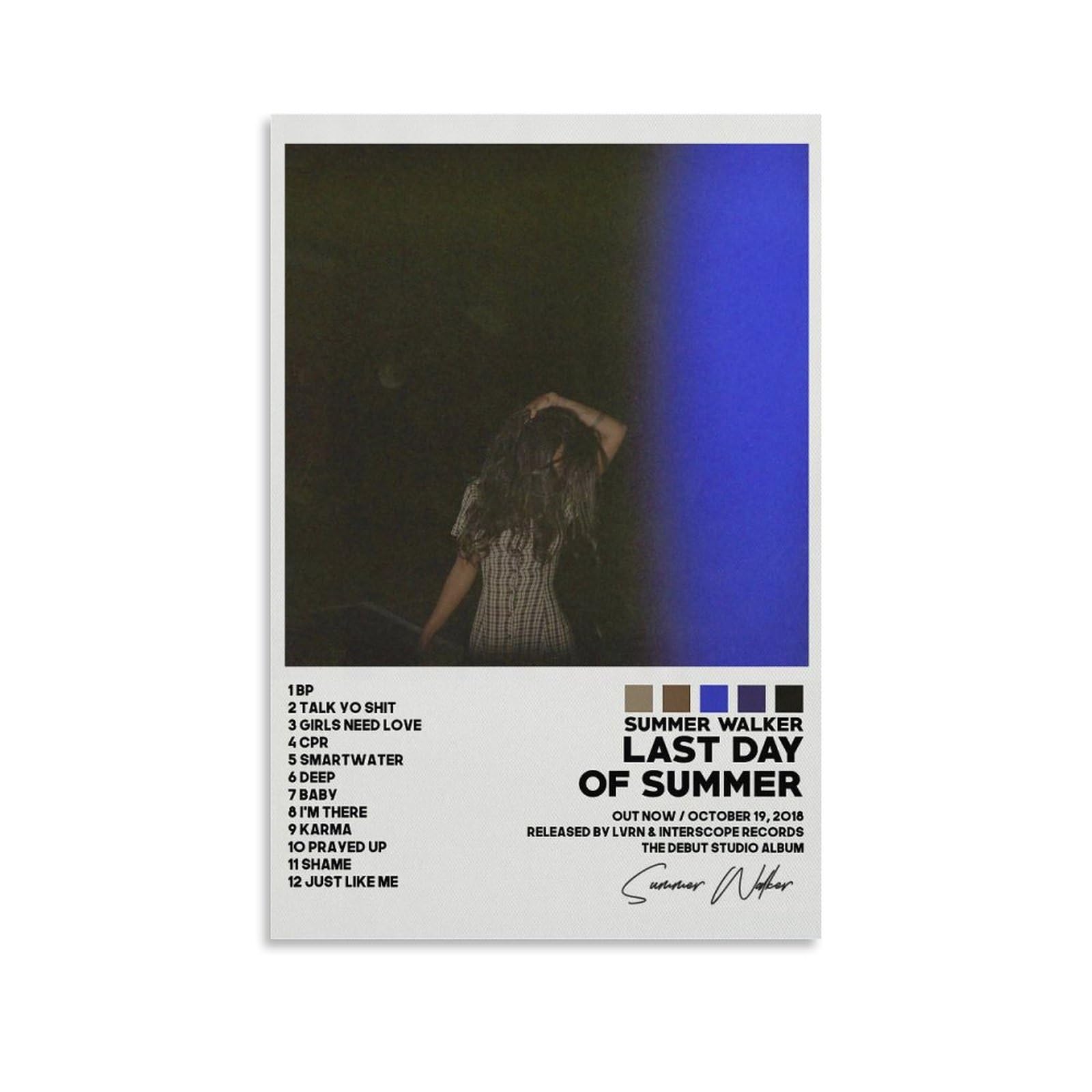 Amazon.com: Summer Walker Poster Last Day Of Summer Poster Wall Art ...