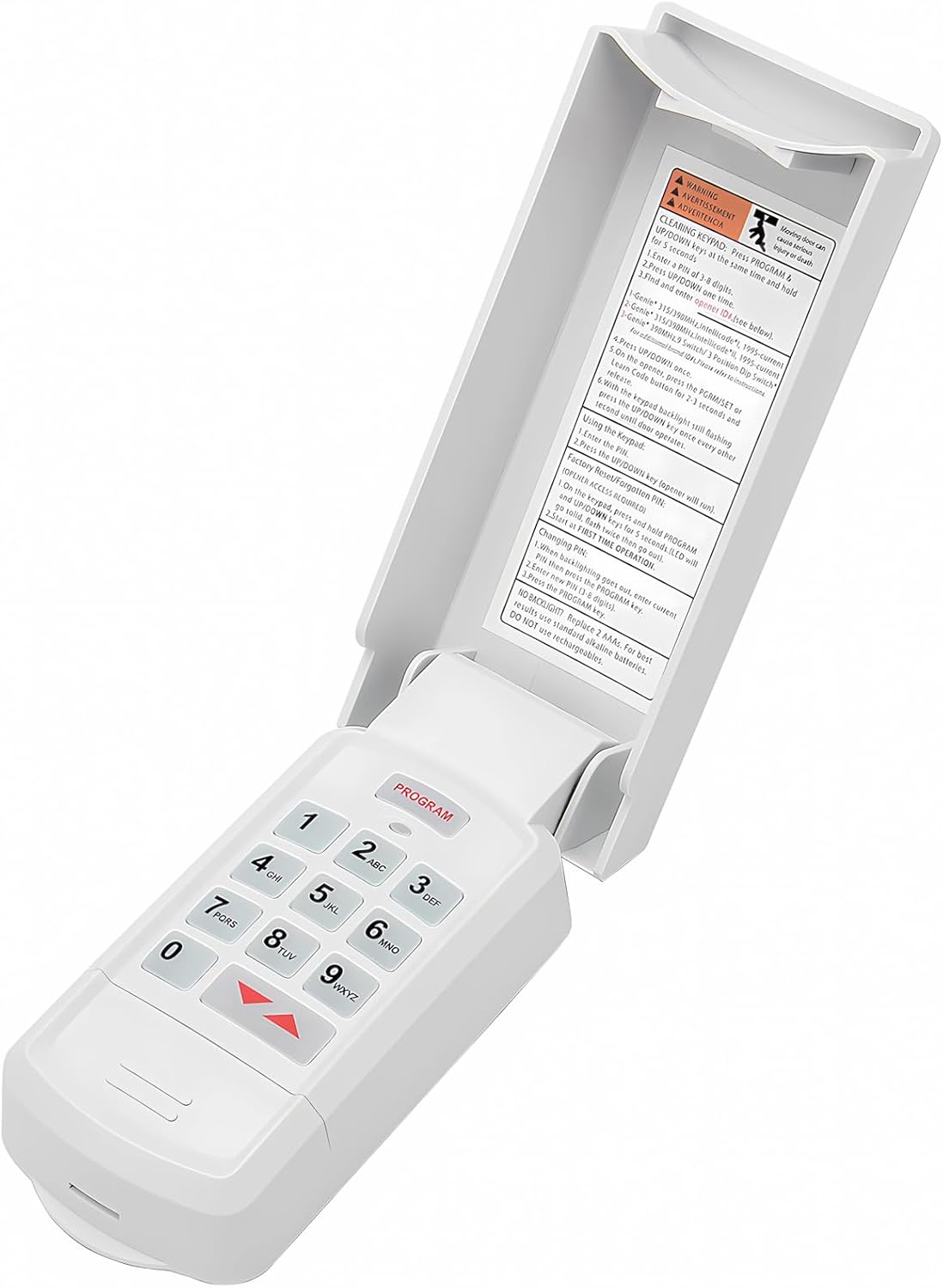 Garage Door Opener Keypad for Genie Intellicode and Dip Switch Opener ...