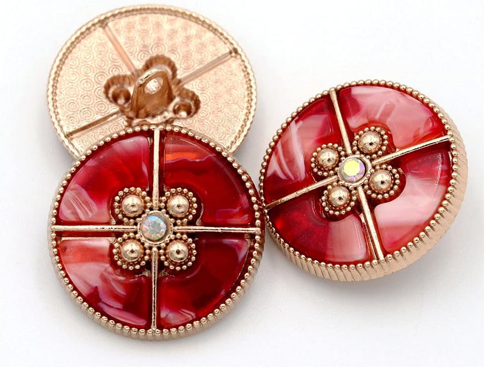 Amazon.com: 5 Pcs Decorative Buttons for Clothing Fashion Pearl Buttons ...