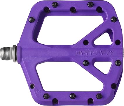 FIFTY-FIFTY Mountain Bike Pedals, Non-Slip MTB Nylon Composite, 9/16 ...