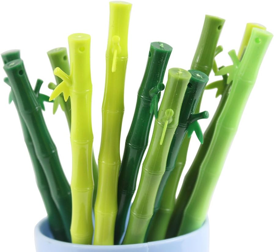 Amazon.com: Zhi Jin 12Pcs Cute Grass Leaf Pens Set Plant Ballpoint ...