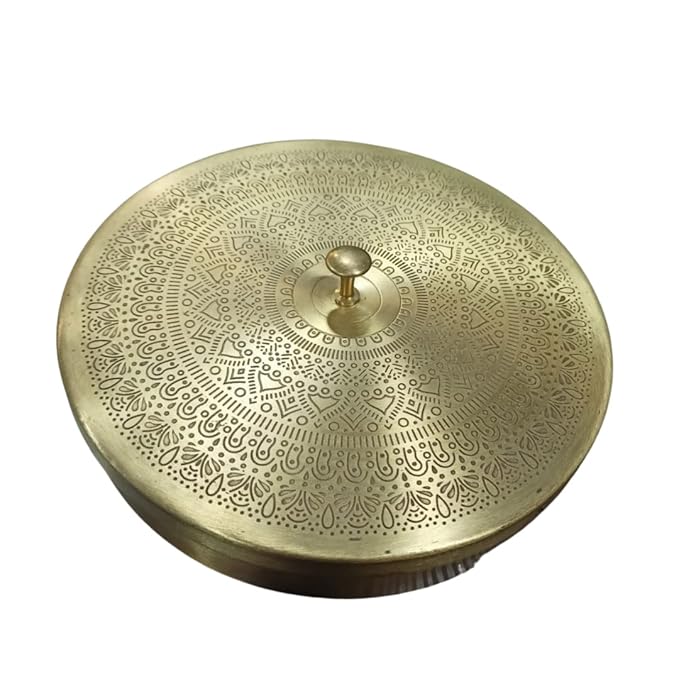 Buy GOYAM ORGANIC Brass Masala Box Online at Low Prices in India ...