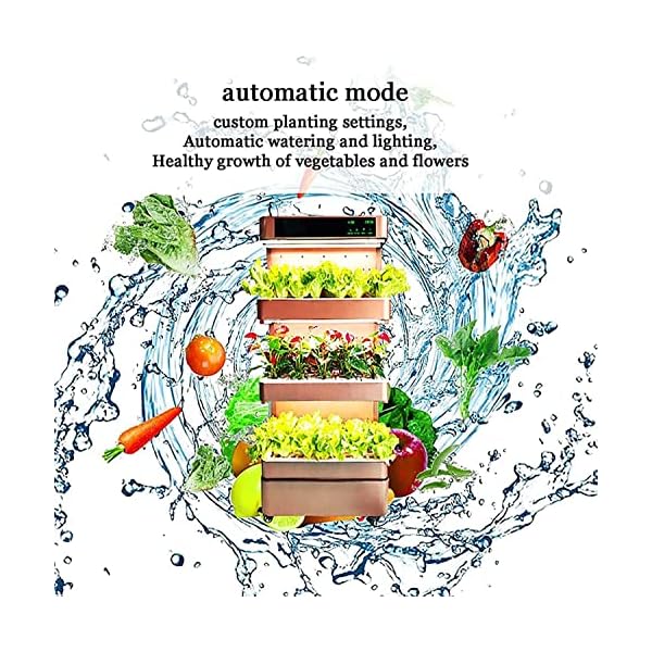 Hydroponics Tower, 3 Floor 225 Pods Garden Hydroponic Growing System ...