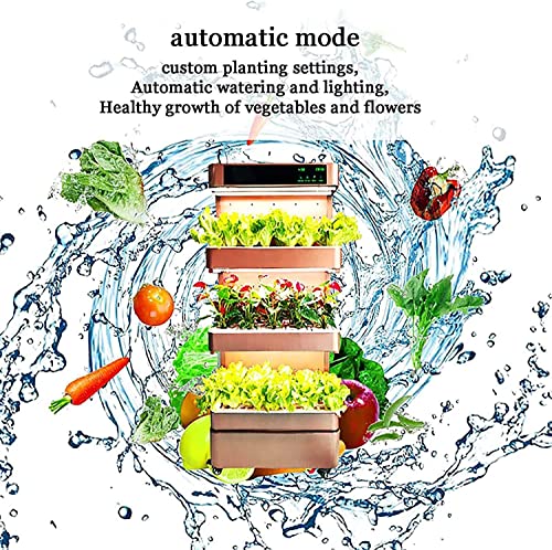 Hydroponics Tower, 3 Floor 225 Pods Garden Hydroponic Growing System ...