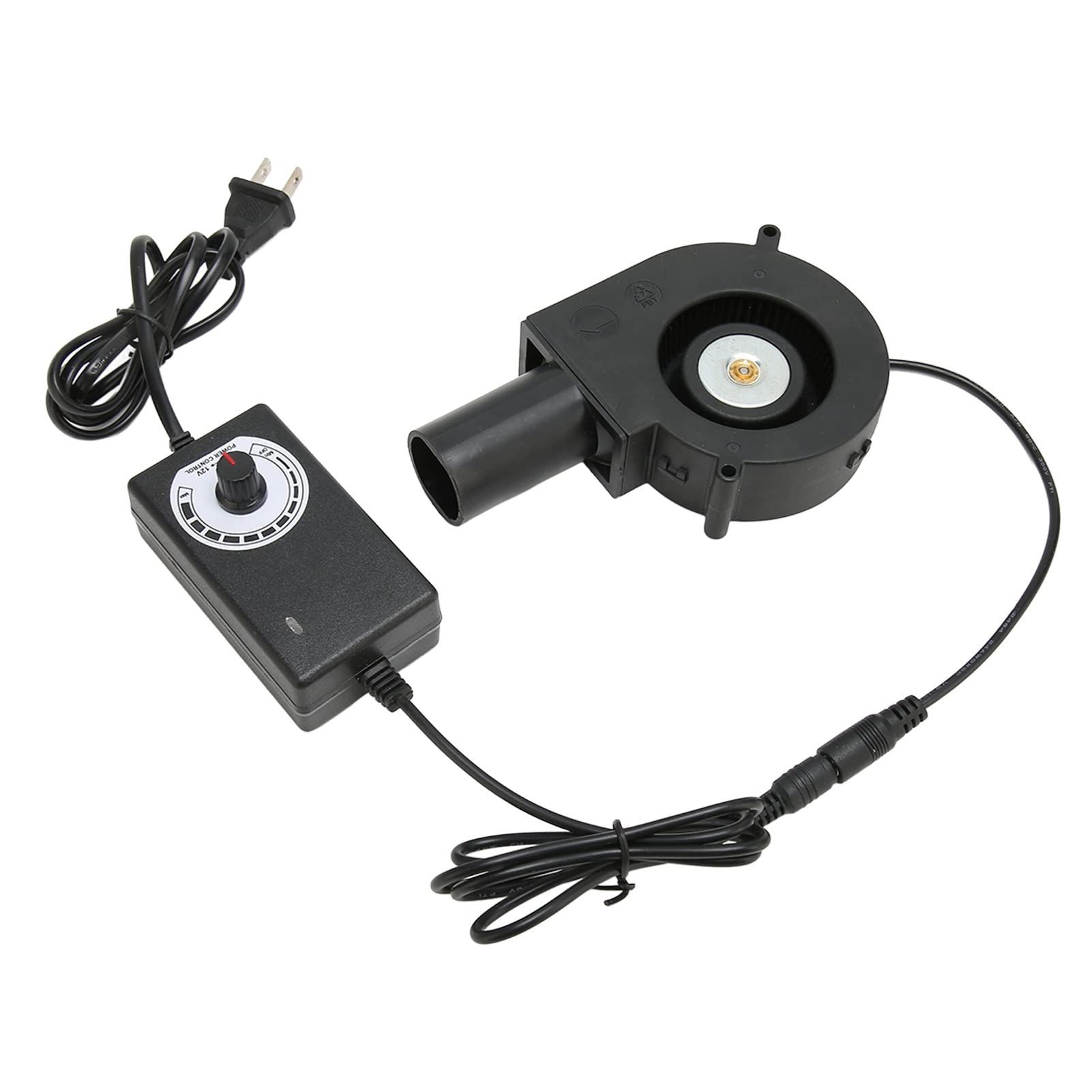 97mm Mini Blower Fan DC 12V Brushless BBQ Blower Fan with Speed ...