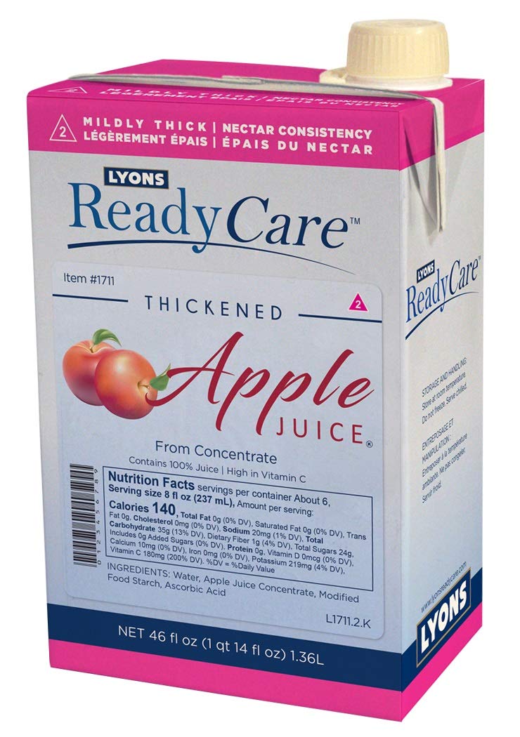Amazon.com : Lyons ReadyCare Thickened Apple Juice for Dysphagia ...
