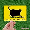 Amazon.com: Chonky Cat, Oh Lawd He Treadin', Funny Stickers for Laptop & Water Bottle, Don't ...