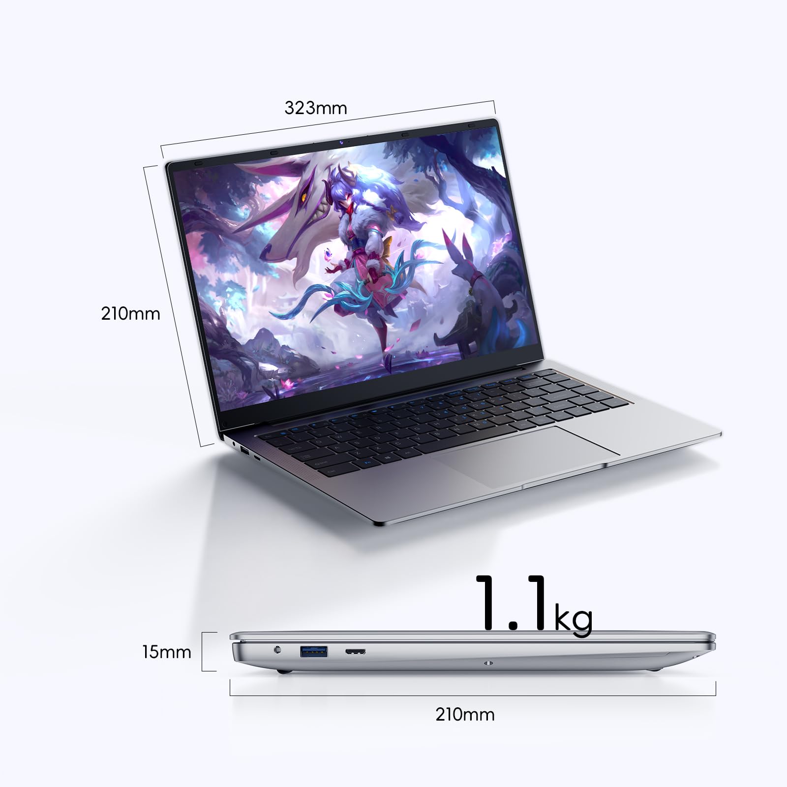 2024 Newest 14'' Windows Laptop, Intel Celeron Processor, 8 GB RAM, 512 ...