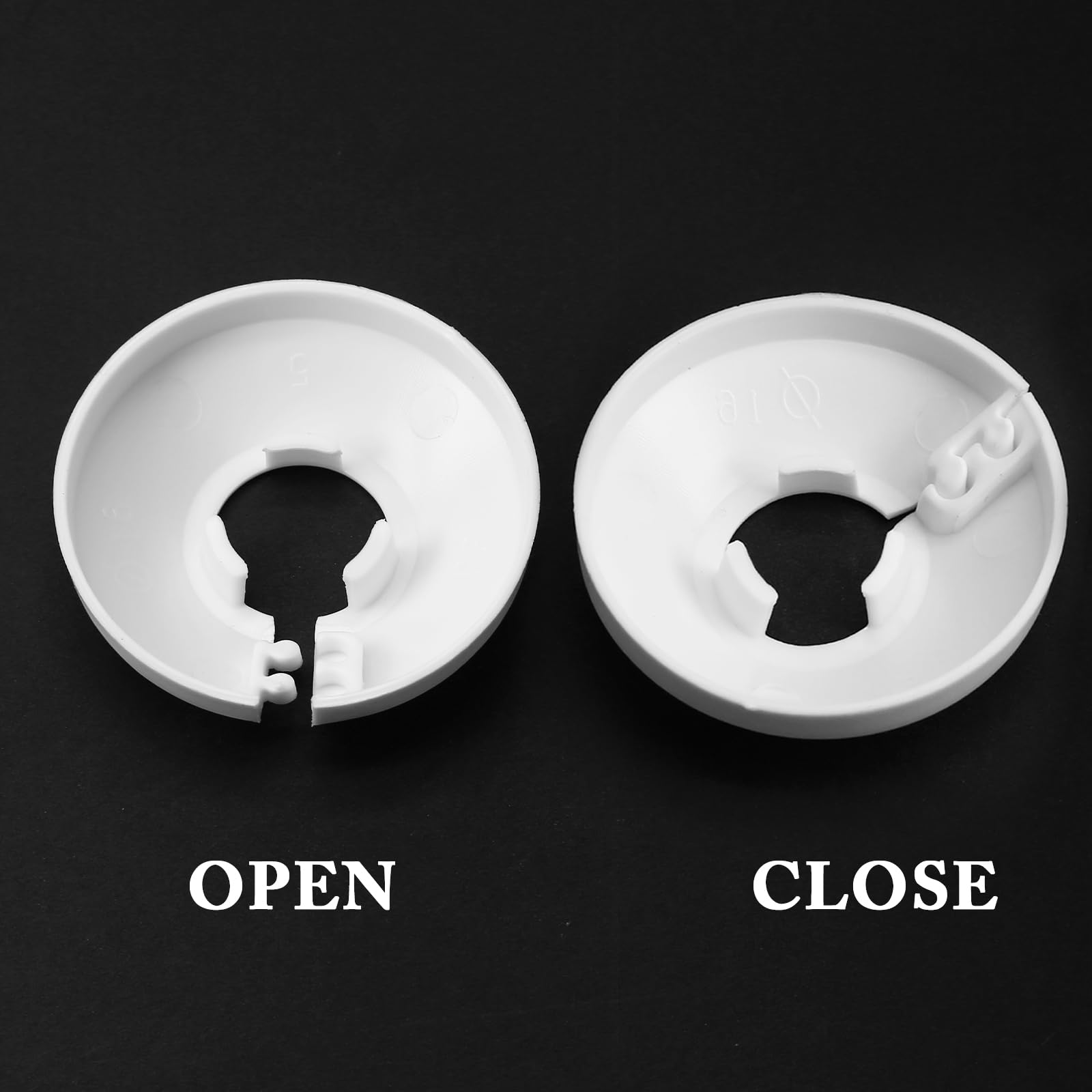 Snapklik.com : 10pcs 1 Inch / 25mm Water Pipe Cover, Plastic Pipe Cover ...