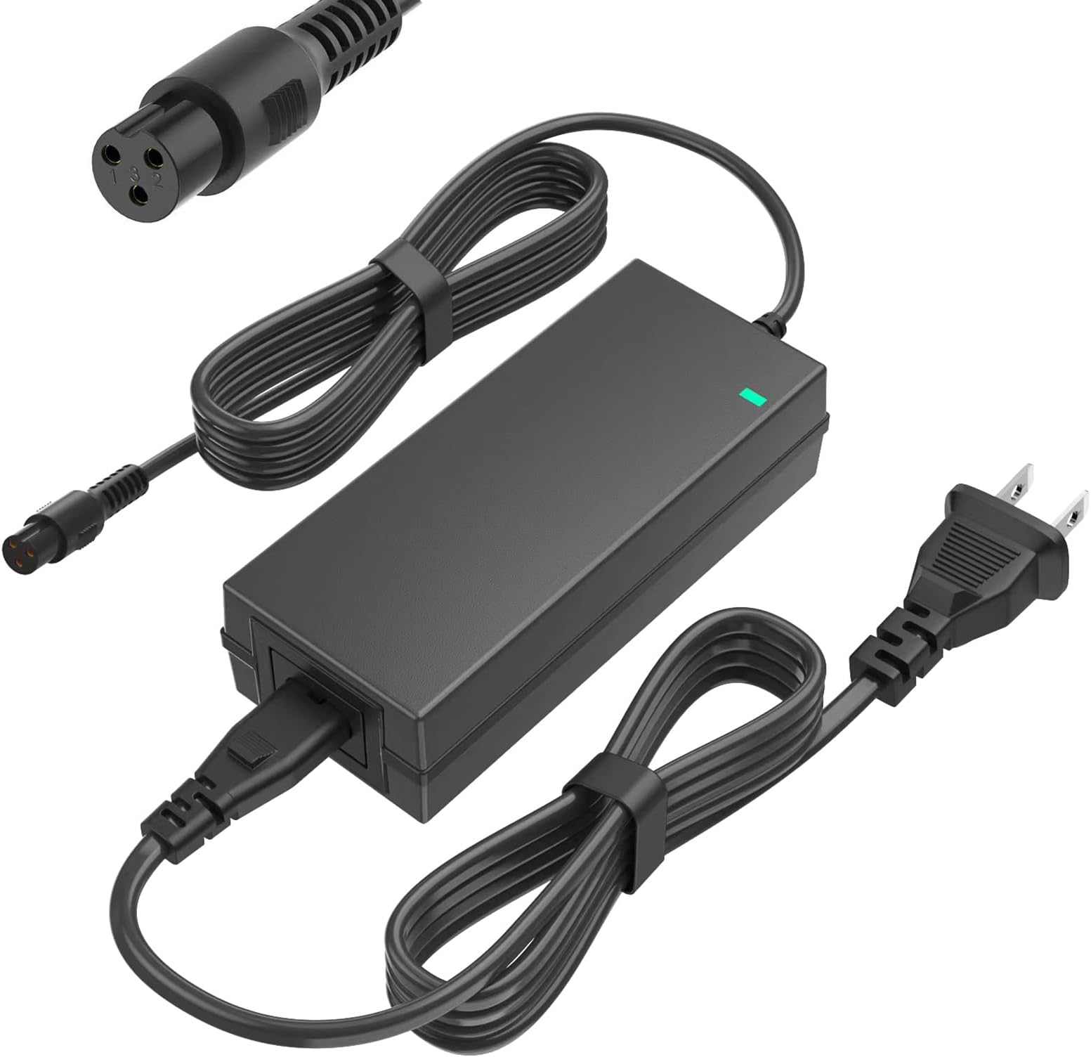 Amazon.com: Jucuwe 42V 2A Power Adapter Powerfast 3-Prong Connector for ...