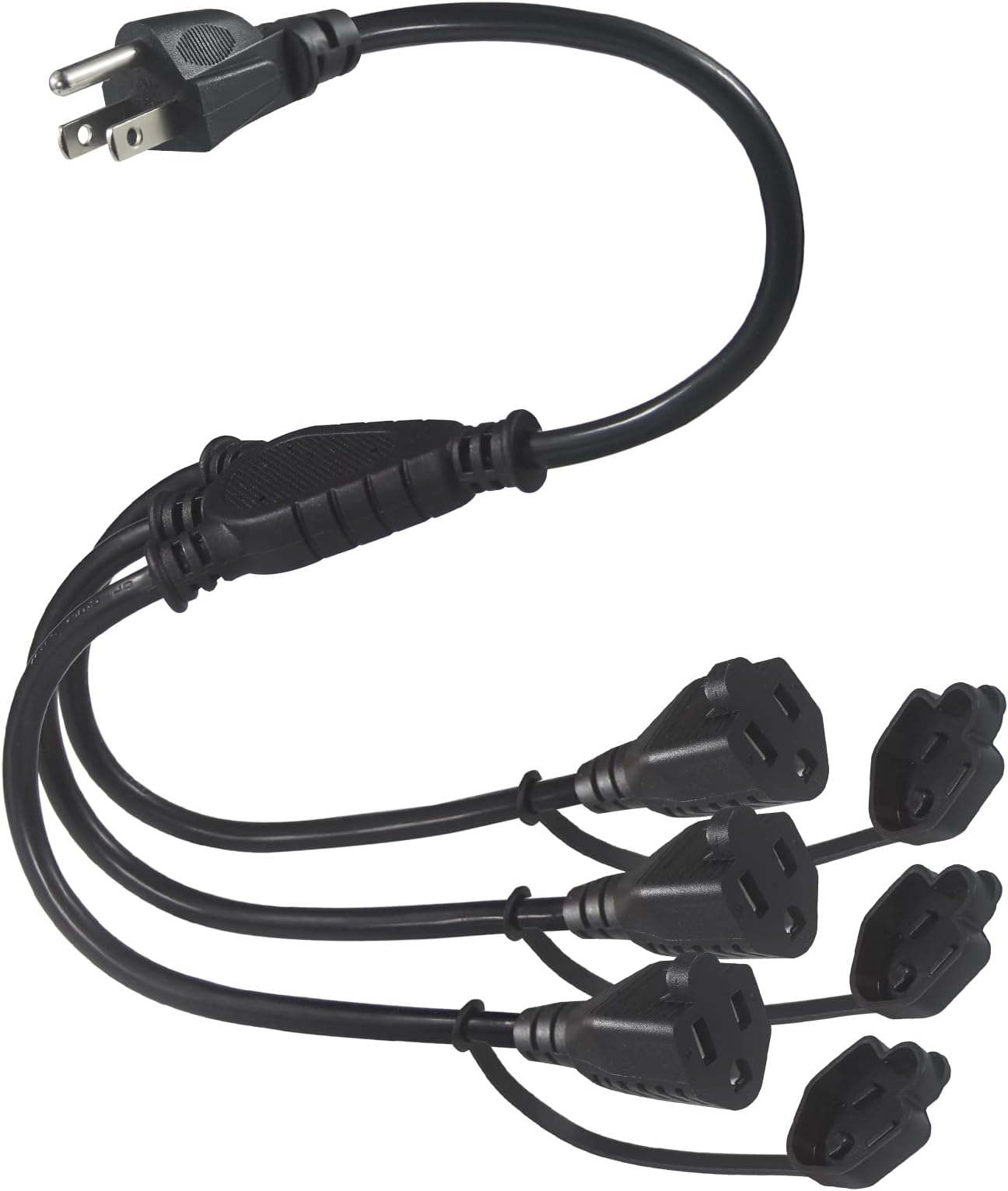 Amazon.com: 4 Way Power Splitter - 1 to 4 Extension Cord Splitter, 6 ...