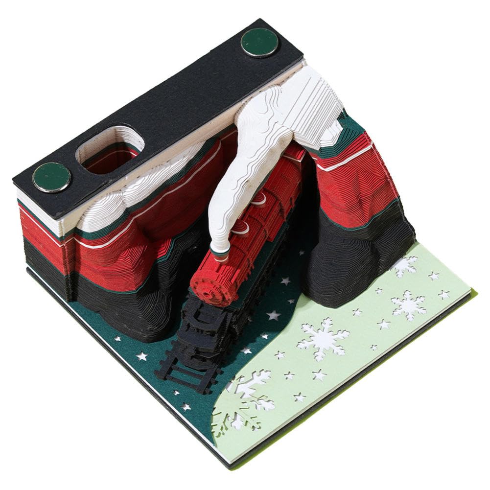 Amazon.com: YUHUAJI 3D Calendar, 3D Calendar 2025, Time Piece Calendar ...