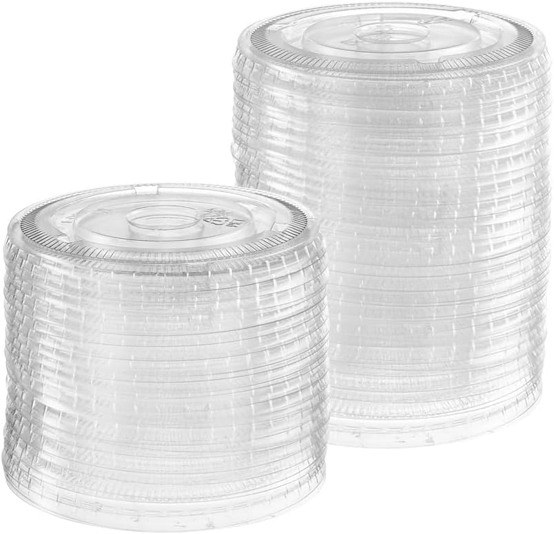 Amazon.com: Comfy Package, [100 Count] Clear (No Hole) Flat PET Plastic ...