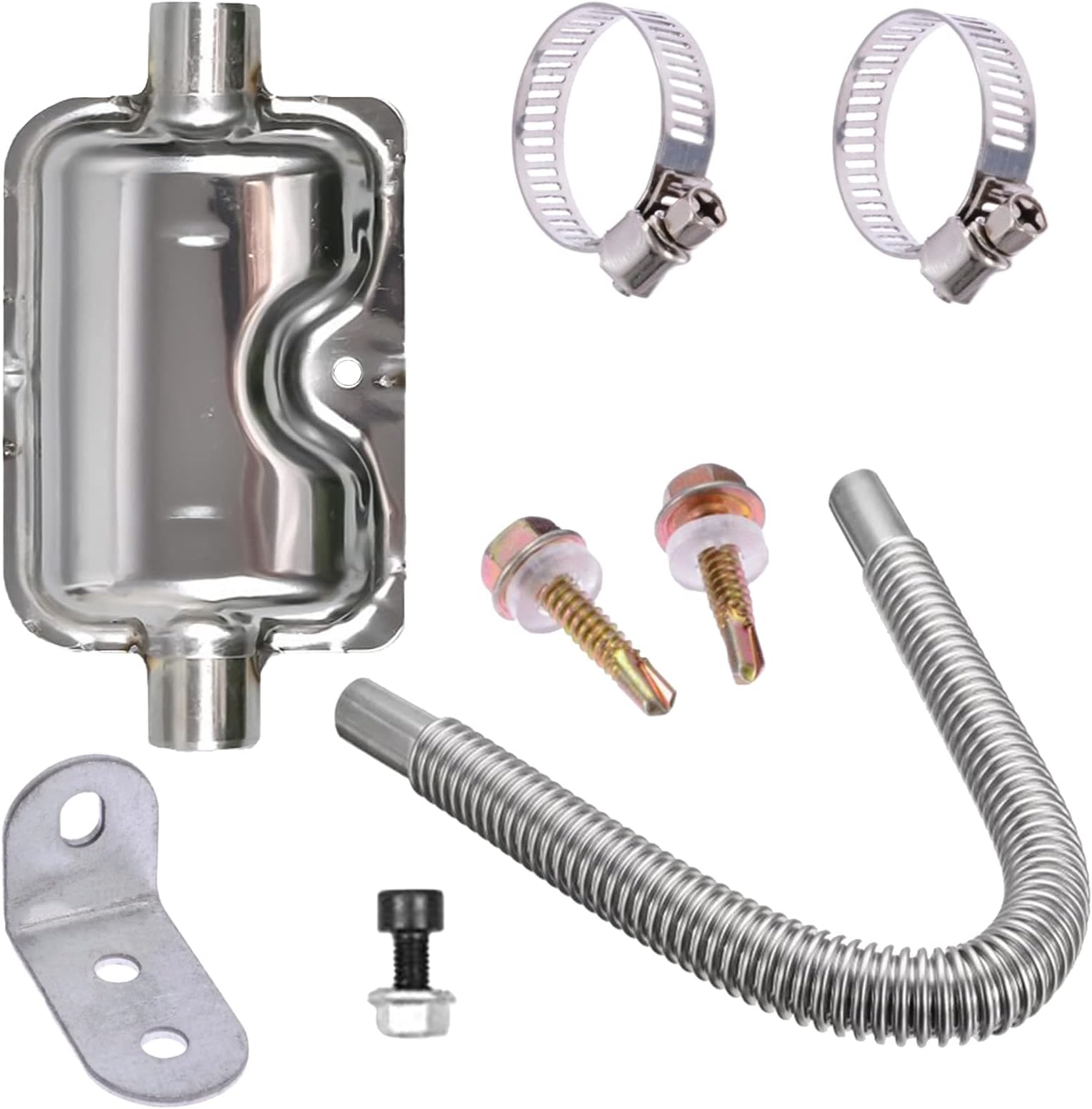 Amazon.com: Carkio Heater Exhaust Pipe & Muffler Silencer Parking ...