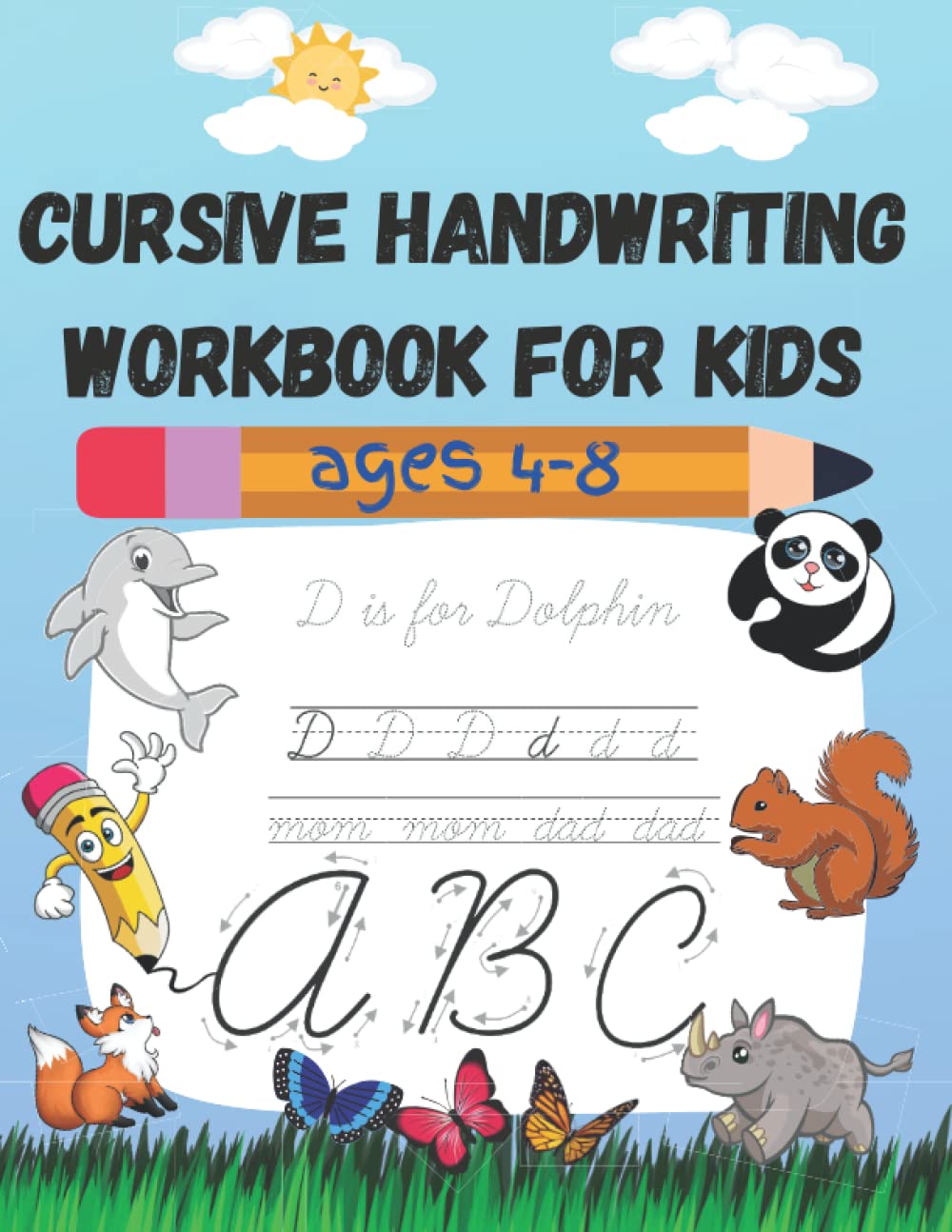 Amazon.com: Cursive Handwriting Workbook for Kids: Learning to Write in ...