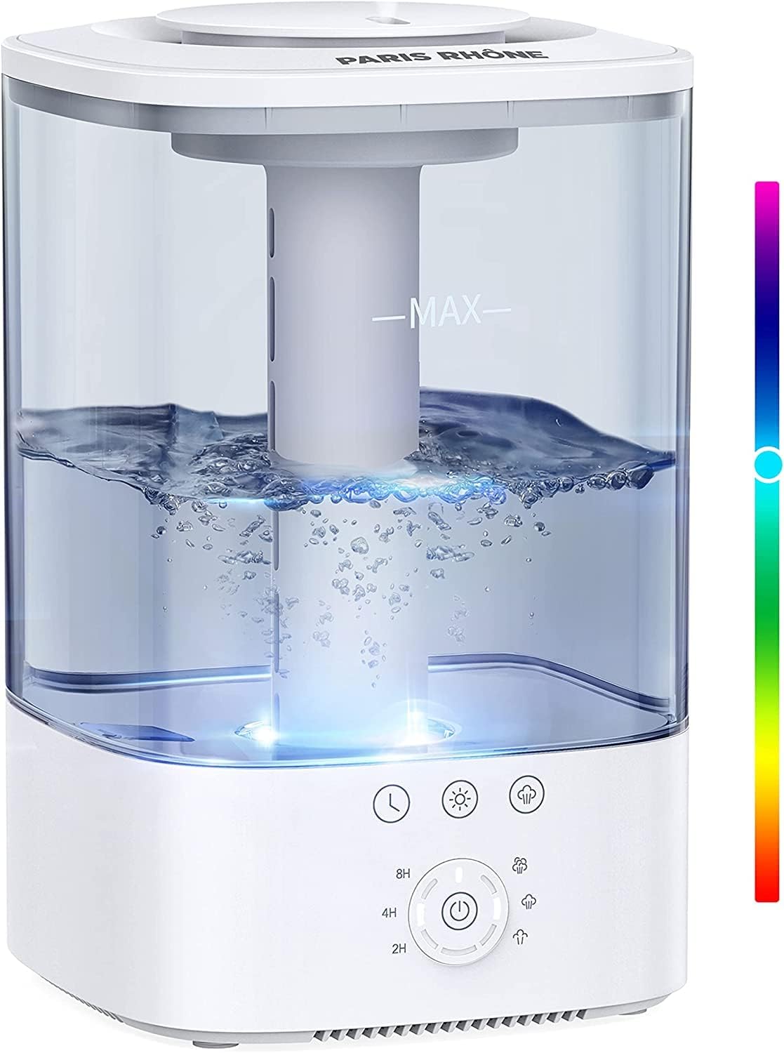 PARIS RHÔNE Luftbefeuchter Schlafzimmer 3.5L Top-Fill Humidifier Aroma ...