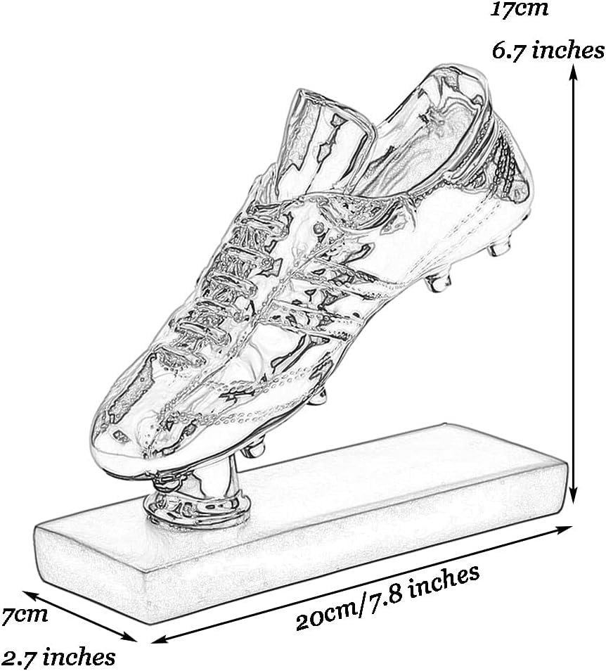 Fantasy Football Trophy ZEIXITOO Golden Boot Trophy Football Boot ...