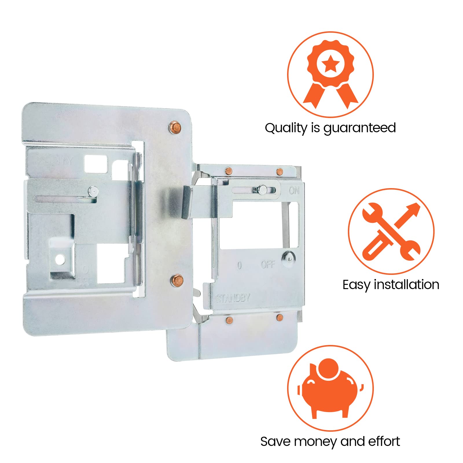 Snapklik.com : Haoguo Generator Standby Power Mechanical Interlock ...
