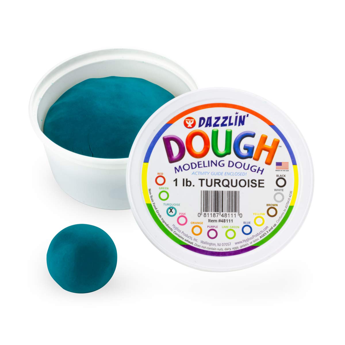 Snapklik.com : Play Modeling Dough - Turquoise Dough Unscented - Safe ...