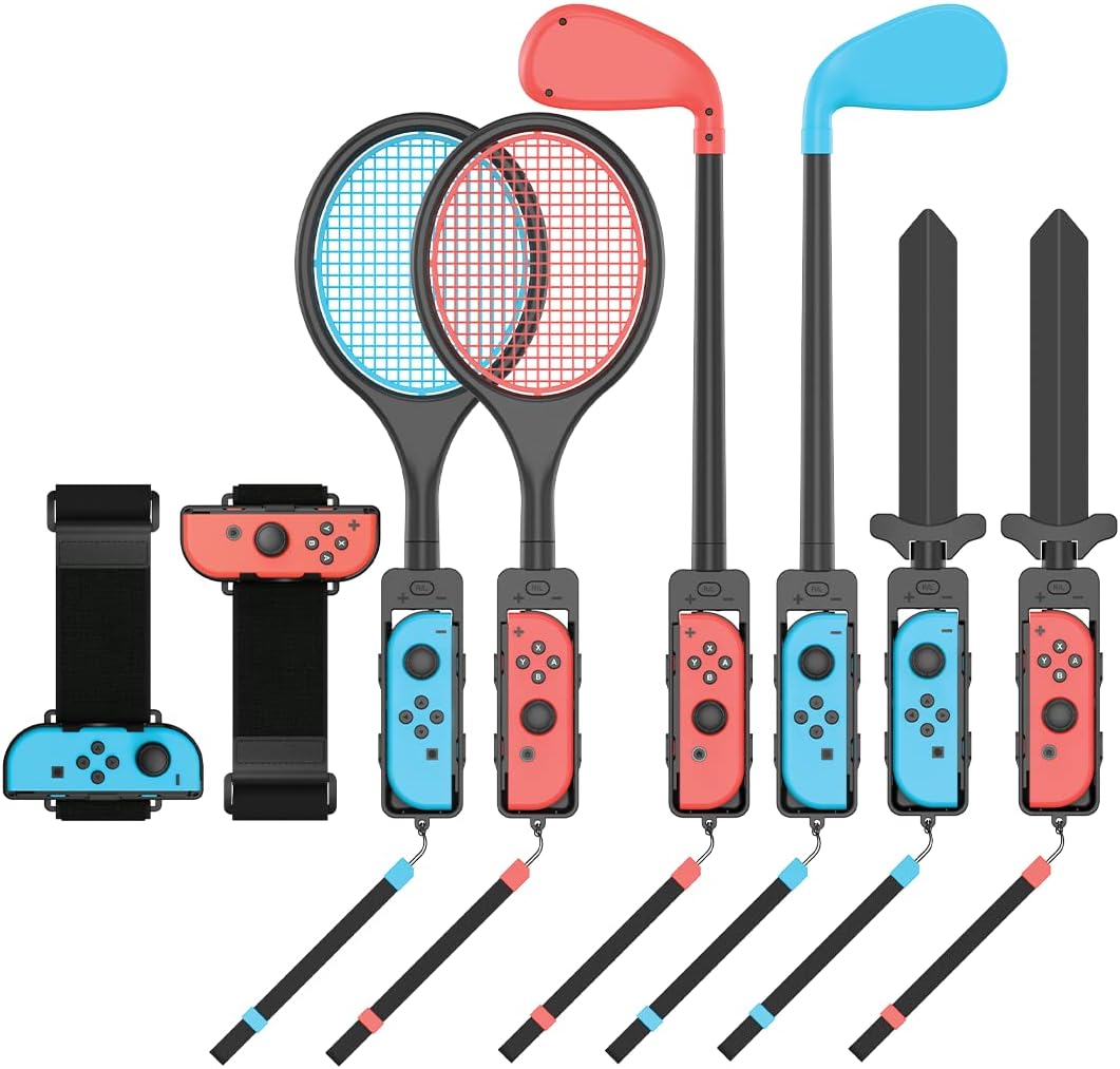 Venom Pack d'accessoires de sport 8 en 1 (Nintendo Switch) : Amazon.fr ...