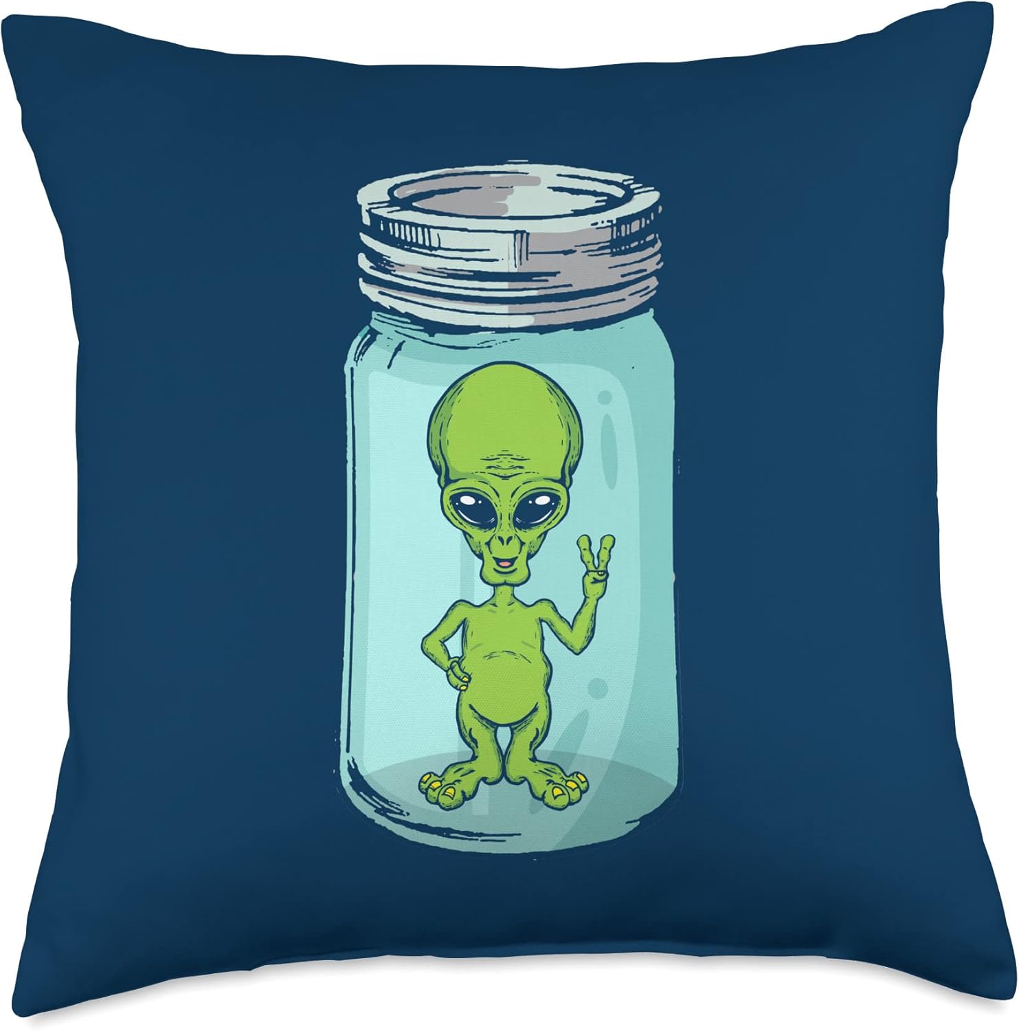Amazon.com: Alien Horizons UFO & Sci-Fi Space Gear Funny Green Alien in ...