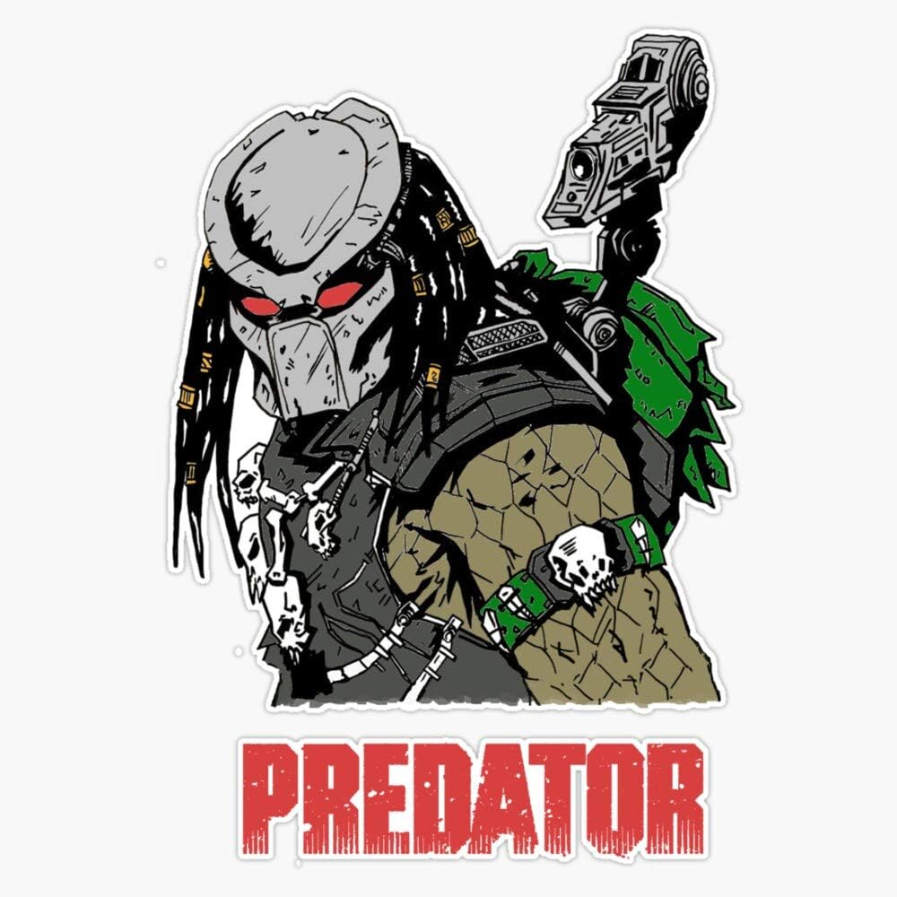 Amazon.com: Bazinga Designs Predator Head Profile Vinyl Die Cut Decal ...