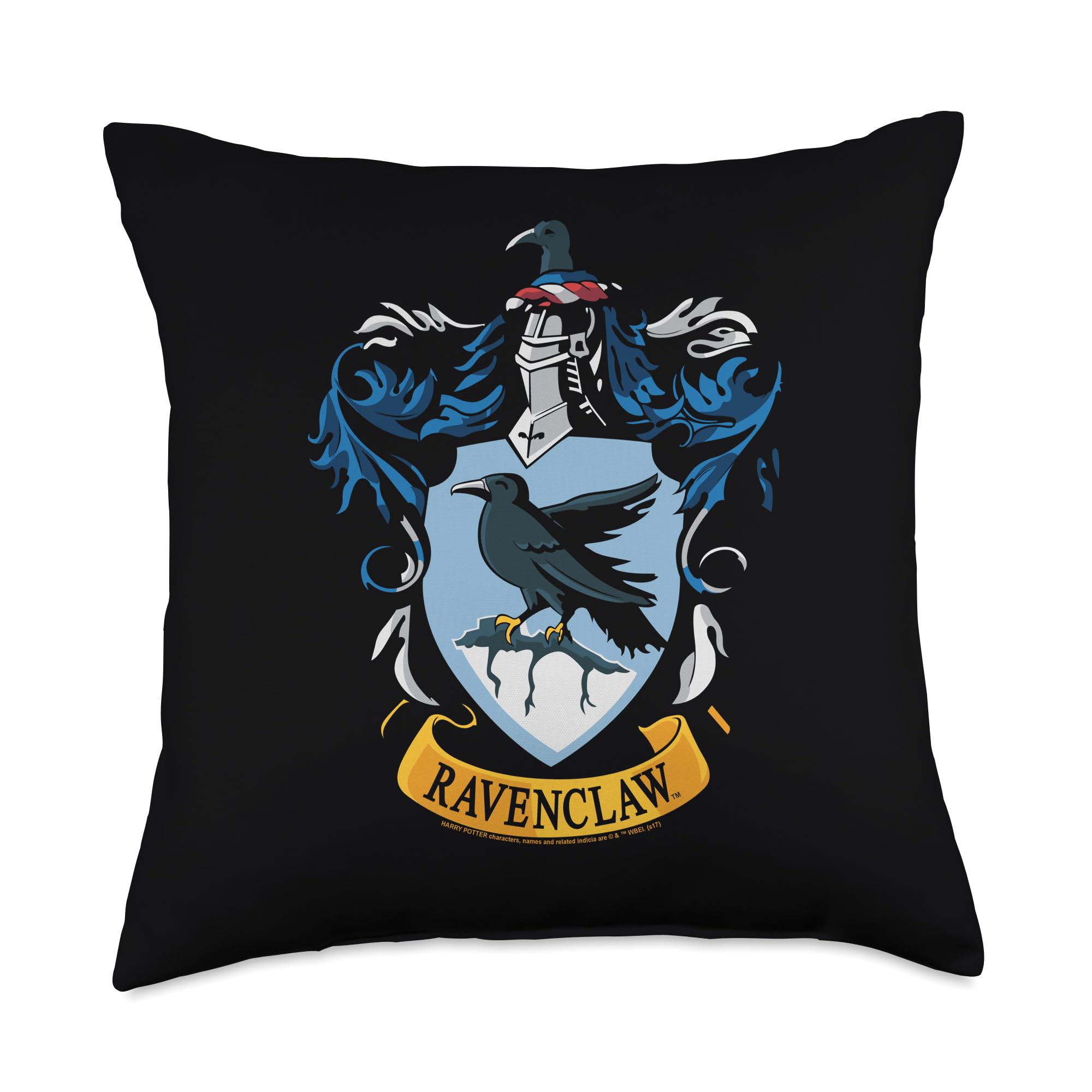 Amazon.com: Harry Potter Ravenclaw House Crest Throw Pillow : Home ...
