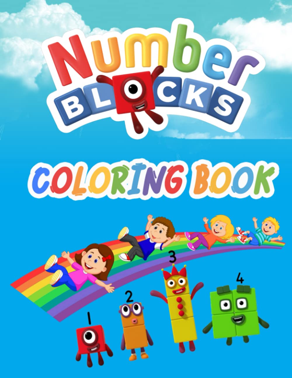 Buy Numberblocks coloring book: A Numberblocks book with random and ...