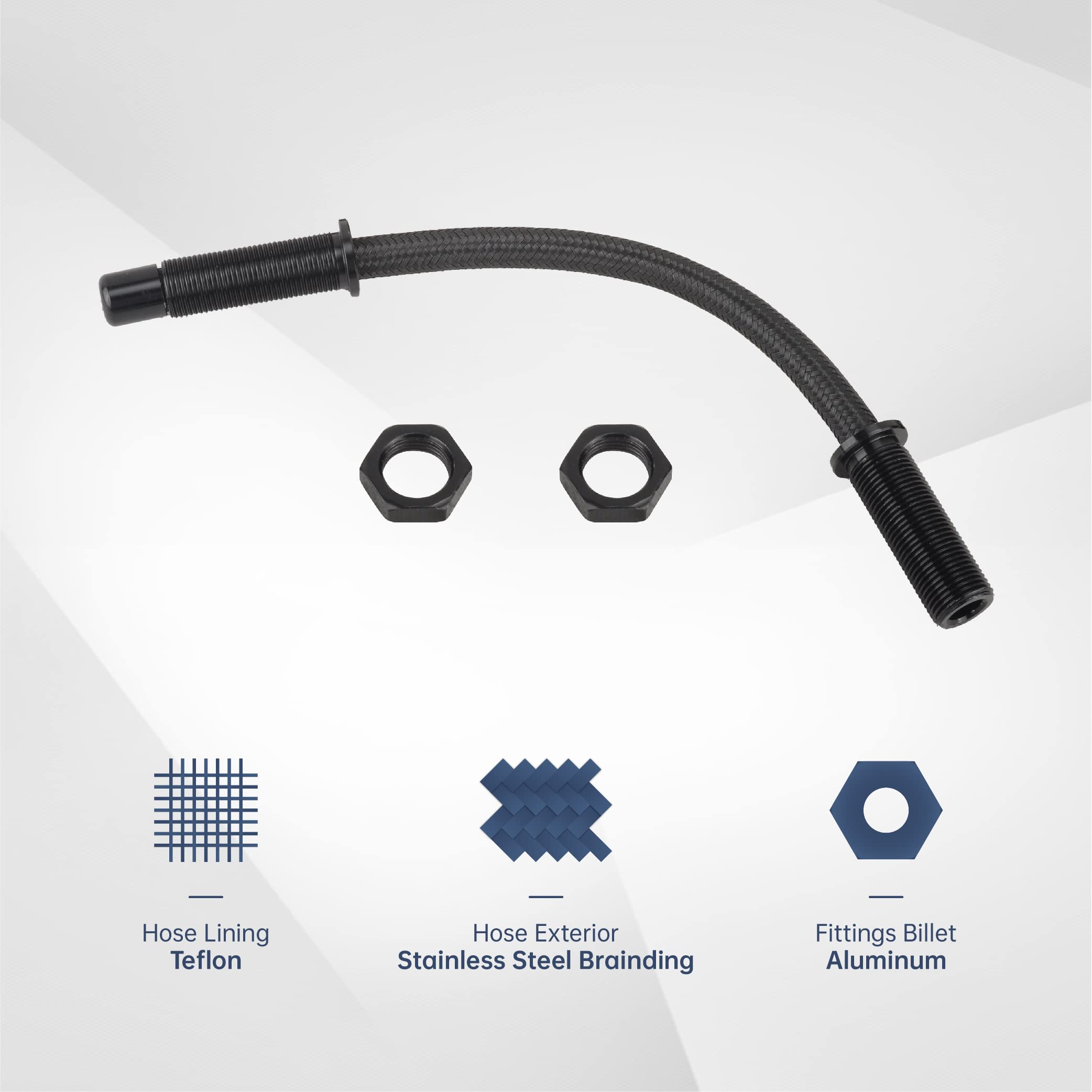 Snapklik.com : BATONECO 12" Stainless Steel Door Loom1 Pair Door Wire ...