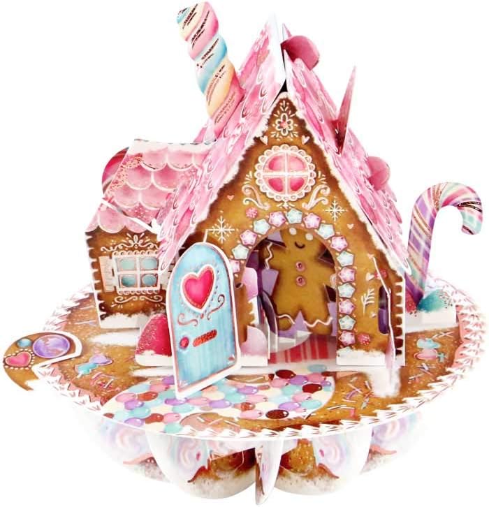 SANTORO Pirouette, Christmas 3D Pop Up Greeting Card - Gingerbread ...