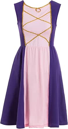 Amazon.com: Waruila Adult rapunzel dress Womens Princess Costume Party ...