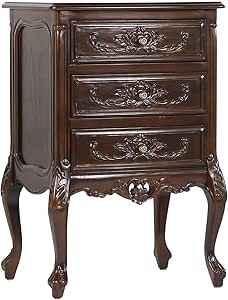 Amazon｜ソファ専門店 モデュロール (チェスト 幅49cm 奥行39cm 高さ74cm) Symphony シンフォニー 7024-Mシリーズ ロココ調 サイドチェスト Mサイズ 収納 ...