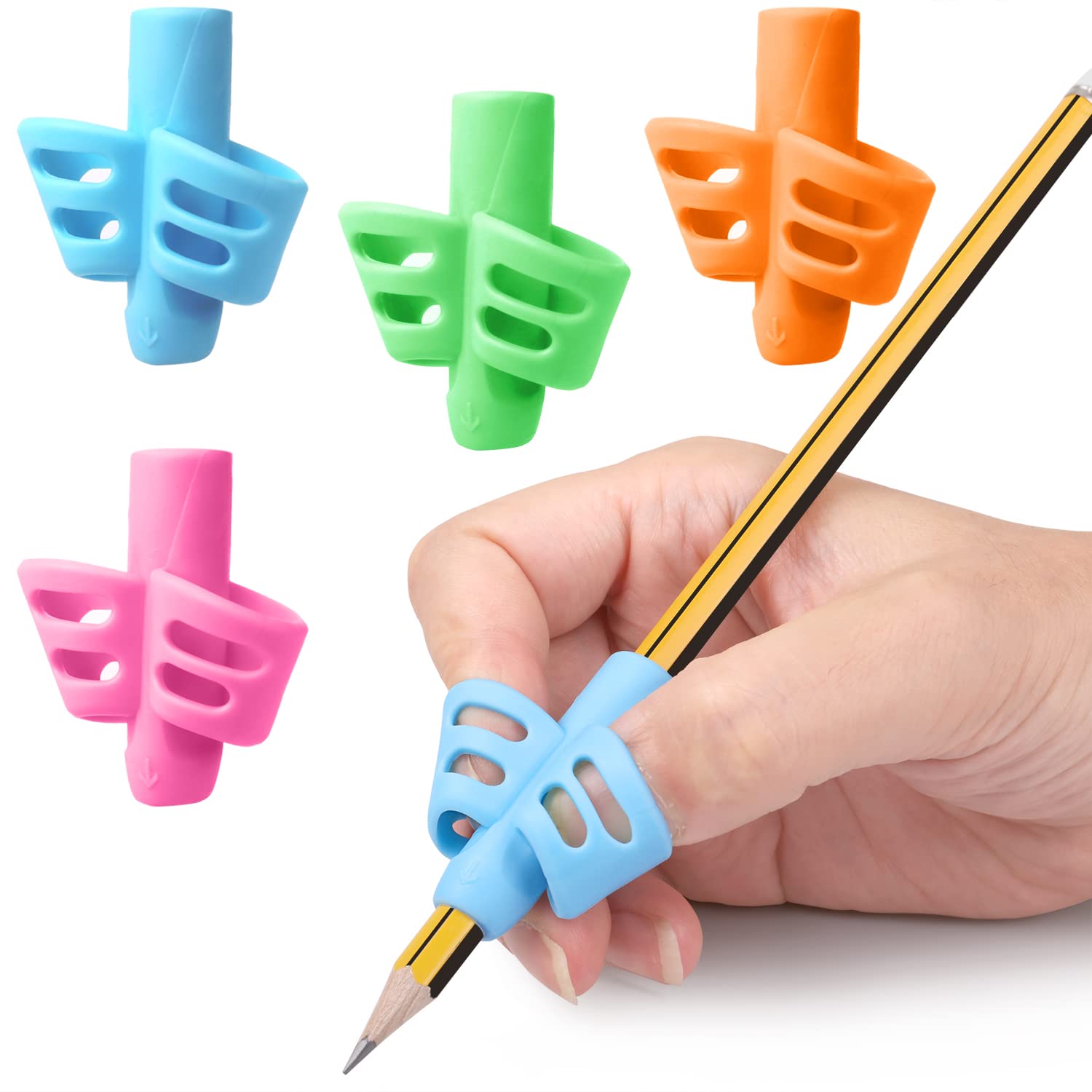 Buy 4Pack Pencil Grips for Kids Toddlers 2-4 Years Handwriting Posture ...