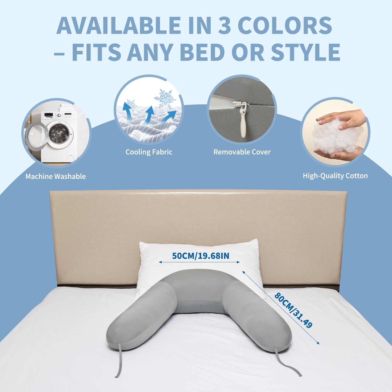 Snapklik.com : Pozico Hug Body Pillow Full Body Cuddle Pillow For Side ...