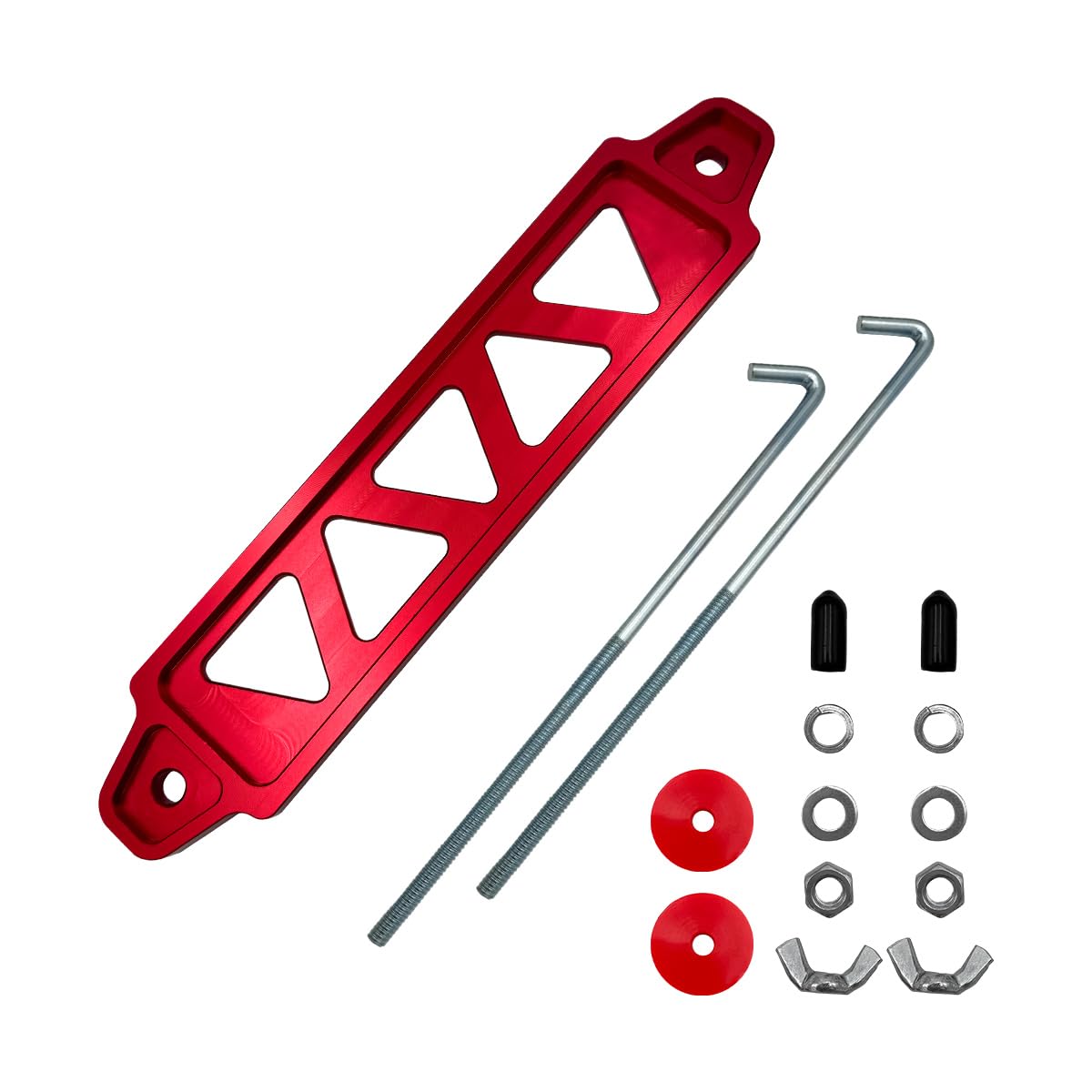 Amazon.com: Ohleats Car Battery Mounting Bracket, Aluminum Alloy ...