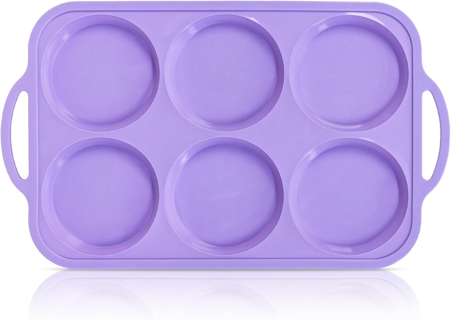 Amazon.com: Vnray 4 Inch Jumbo Silicone Muffin Top Pan with Metal Frame ...