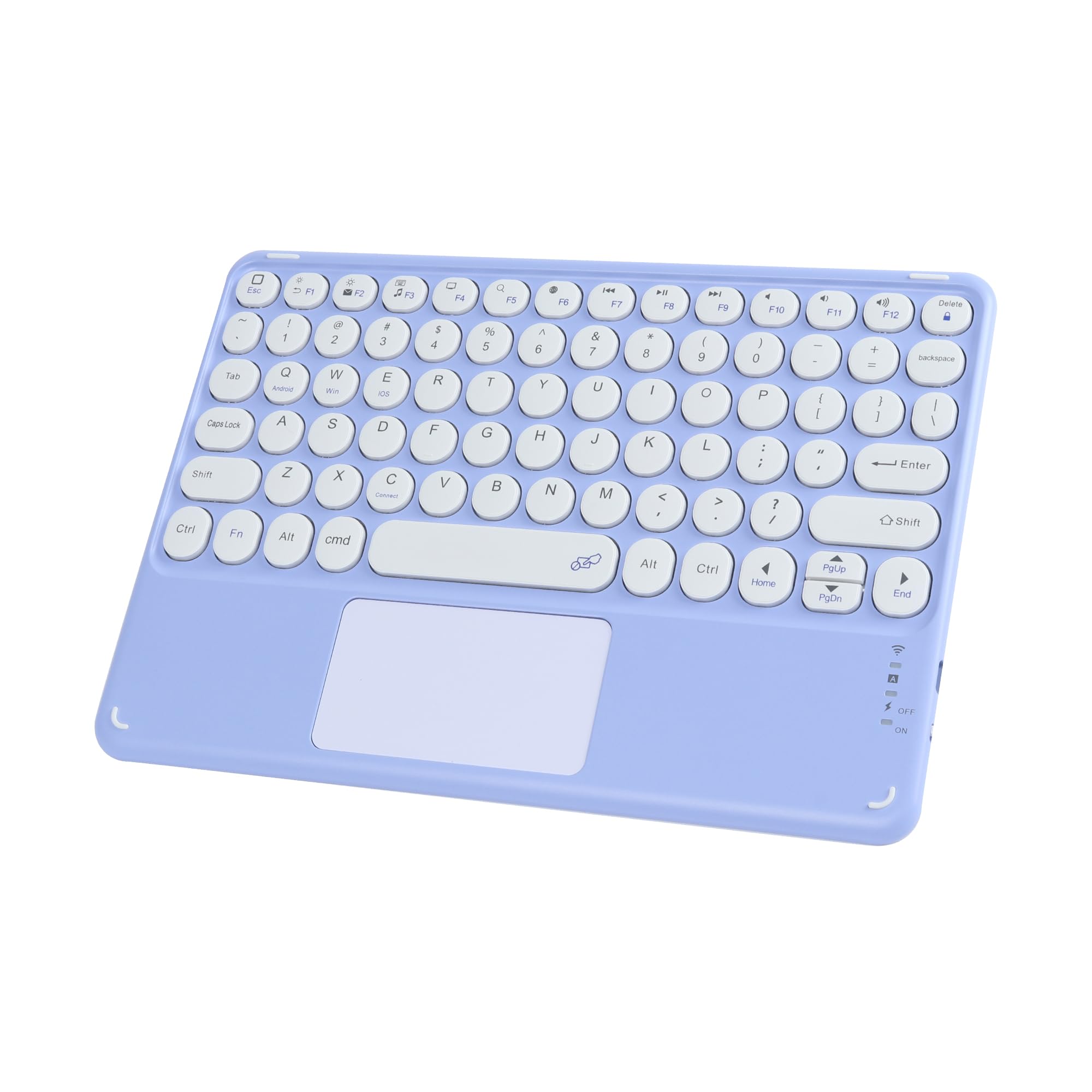 Amazon.co.jp: Bluetooth キーボード ipad用 タブレット用 スマホ用 ノートパソコン用キーボード タッチパッド付 USB充電 薄型 小型 コンパクト 可愛い ...