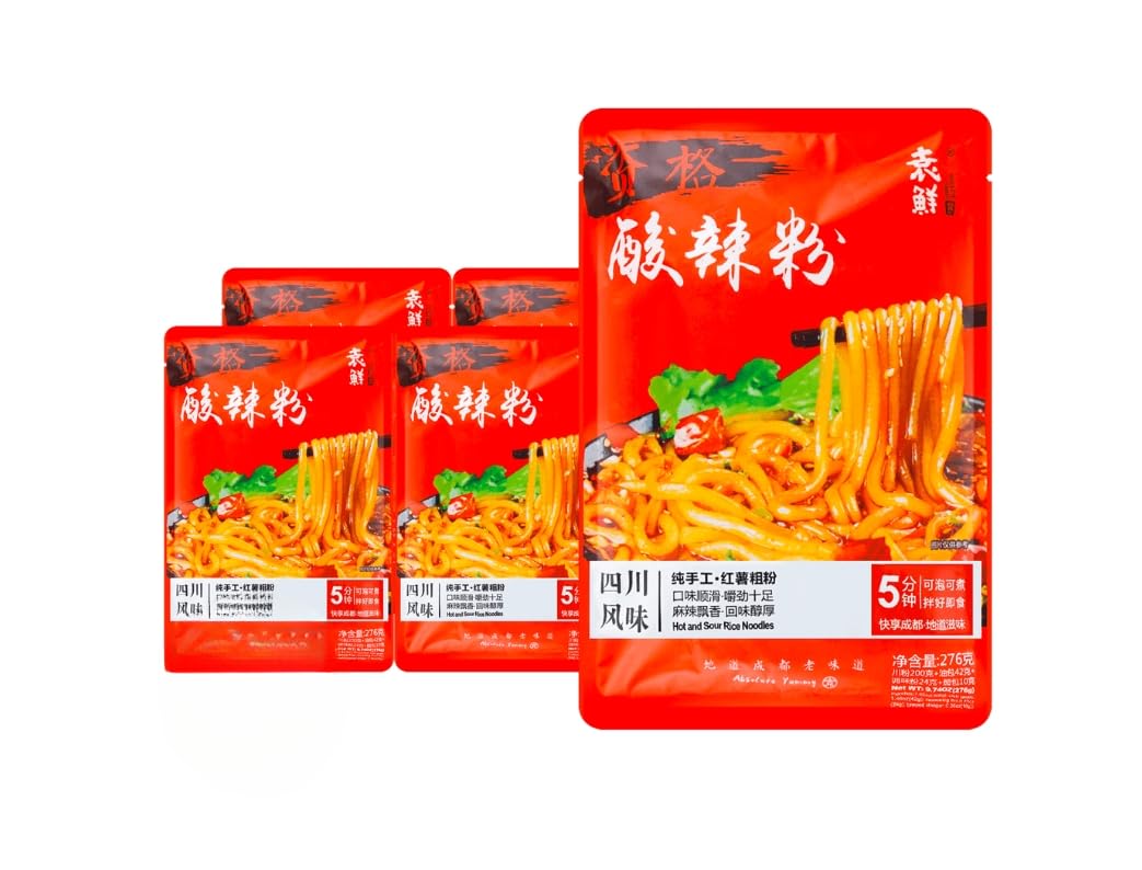 Amazon.com : Sichuan Hot and Sour Noodles, Hot and Spicy Potato Instant ...