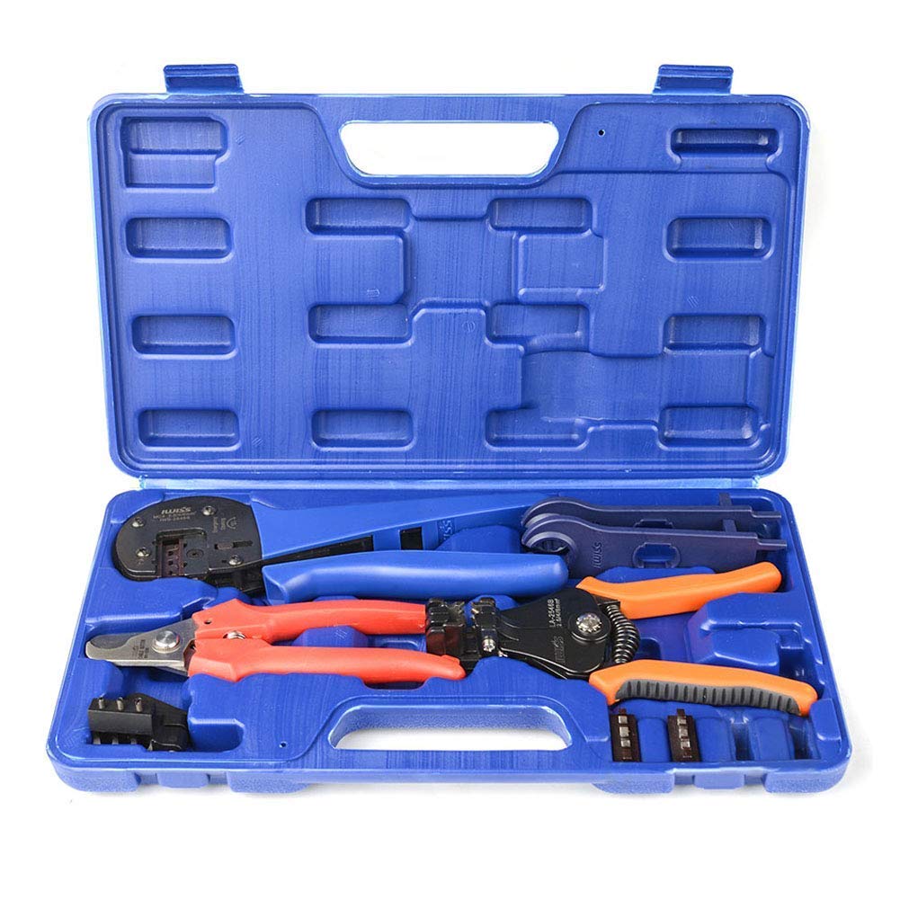 Buy IWISS Solar Crimping Tool Kit for Solar Panel Installation, All in ...