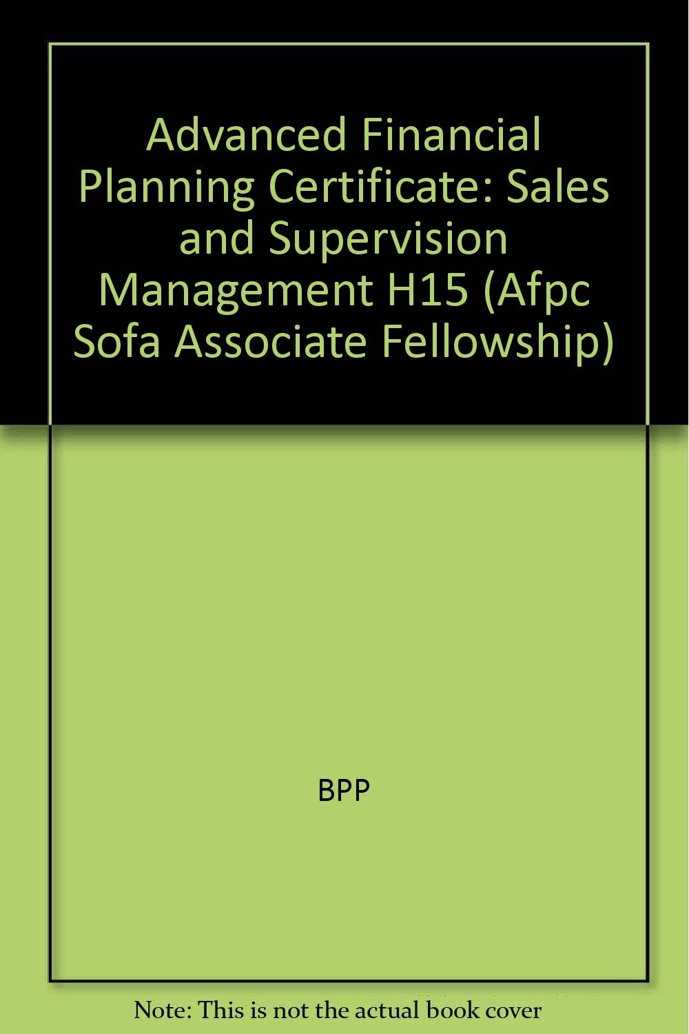 Advanced Financial Planning Certificate: unknown author: 9780751799743 ...